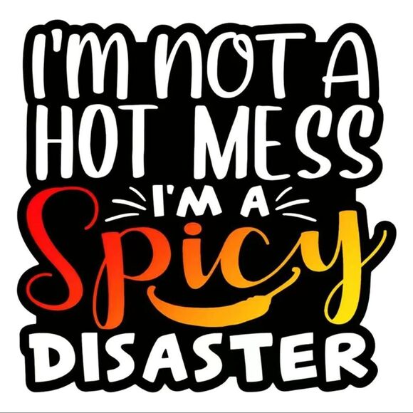Design | New Funny Hot Mess Car Decal Sticker | Poshmark